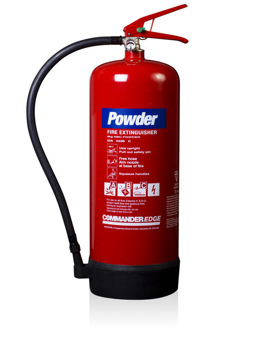 9kg Dry Powder Fire Extinguisher - 01582 966336